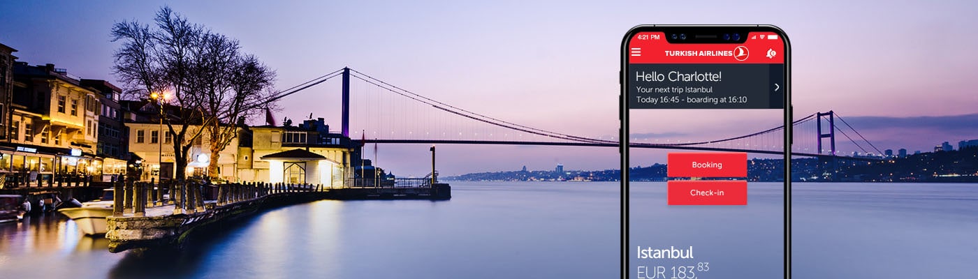 Flight Ticket Mobile App | Turkish Airlines